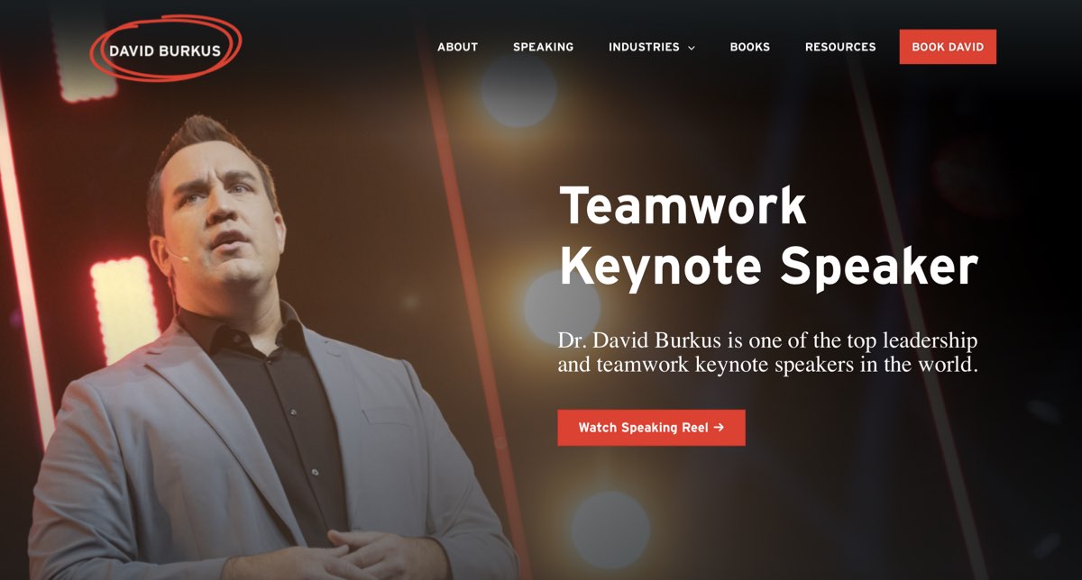 Teamwork Keynote Speaker - Dr. David Burkus