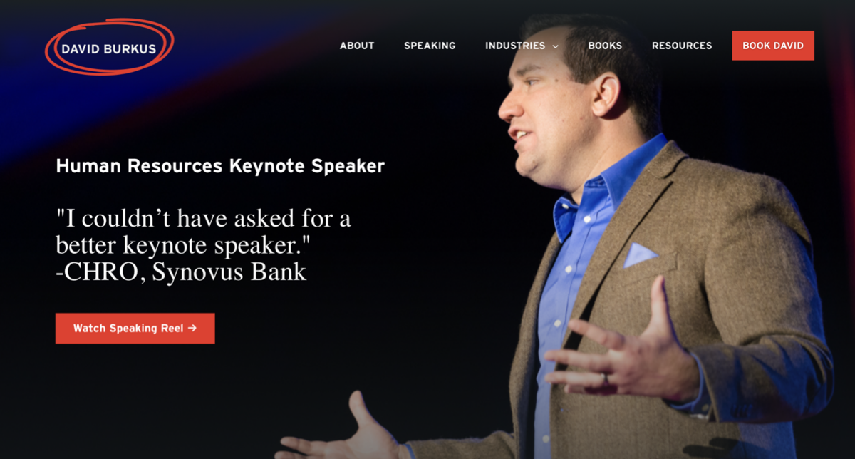 Human Resources Keynote Speaker - Dr. David Burkus