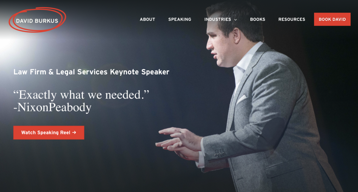 Law Firm And Legal Keynote Speaker - Dr. David Burkus